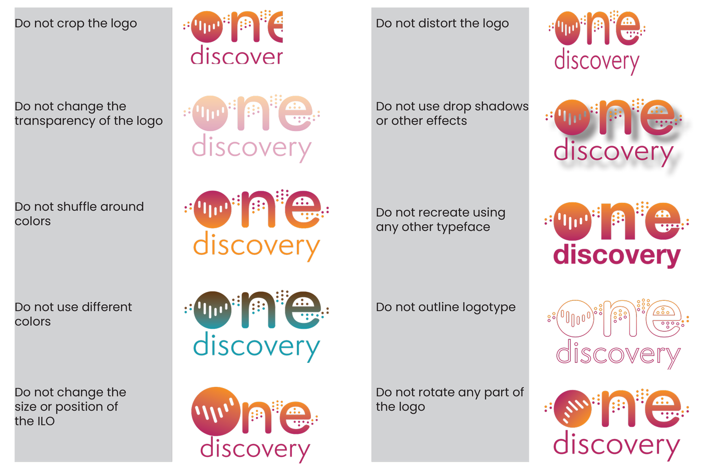 One Discovery Brand Guide